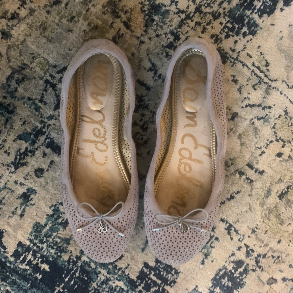 Sam Edelman Felicia Lilac Suede Ballet Flat - Gem